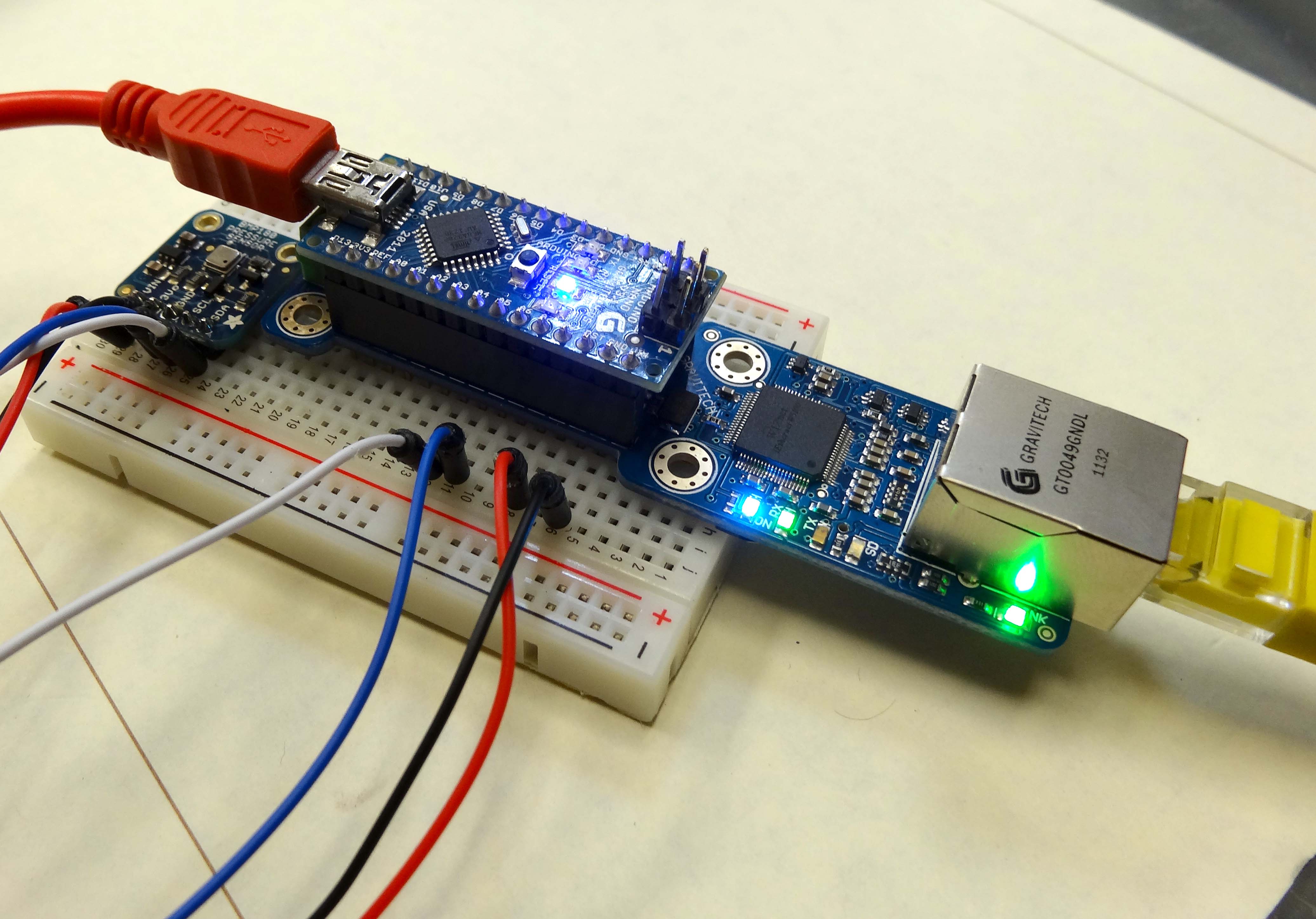 Arduino Nano With Ethernet Shield Technology Tutorials