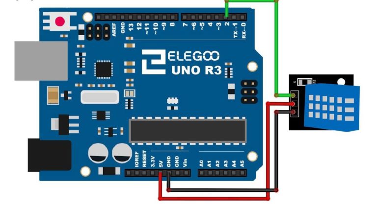 Arduino Tutorial 51: DHT11 Temperature and Humidity Sensor with LCD ...